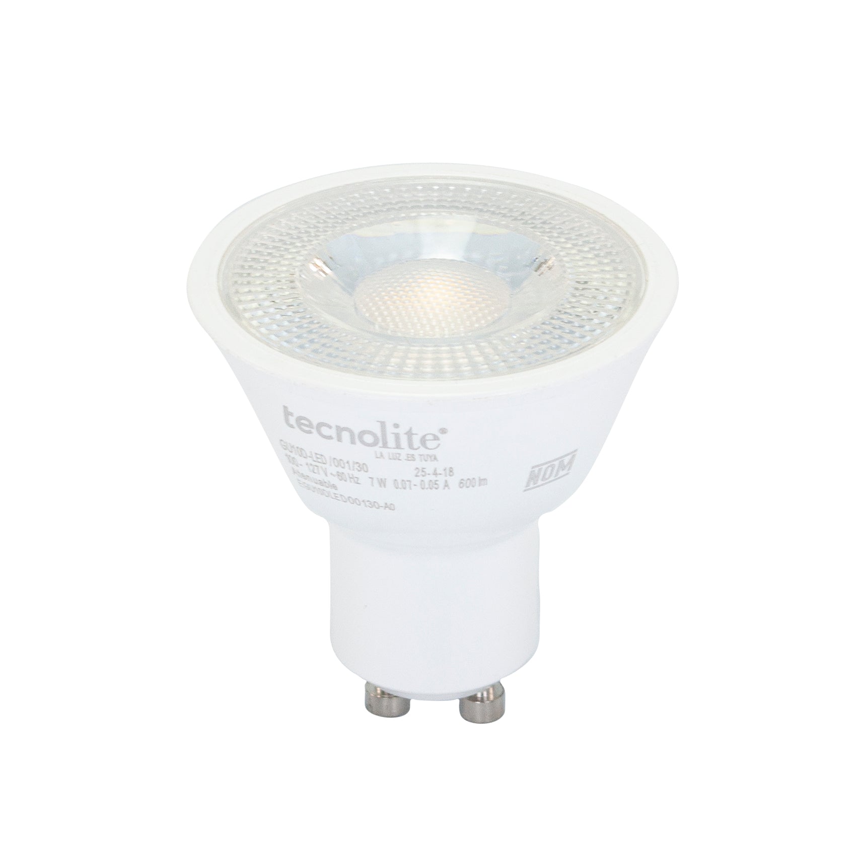 Foco Tecno Lite LED GU-10 7W 10-127V 30K GU10D-LED/001/30 - La nueva e