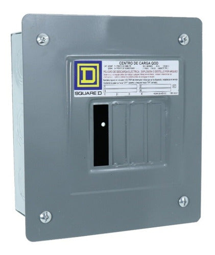 Centro de carga Square D 4 pastillas empotradas - La nueva eléctrica