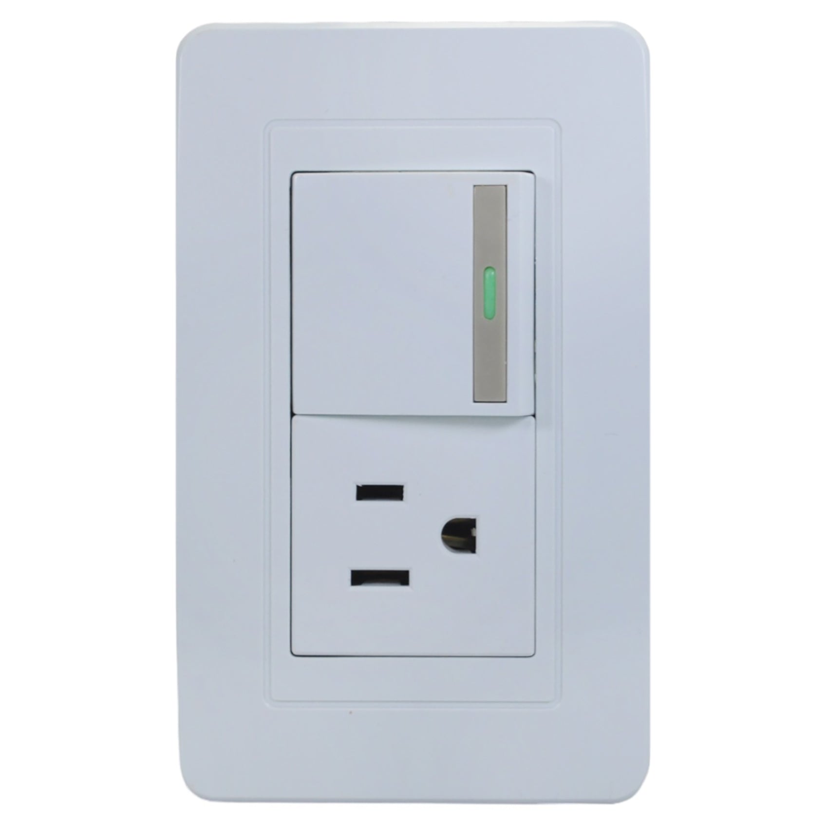 Placa Pinmarkt Capri 1 apagador escalera 1 contacto - La nueva eléctri