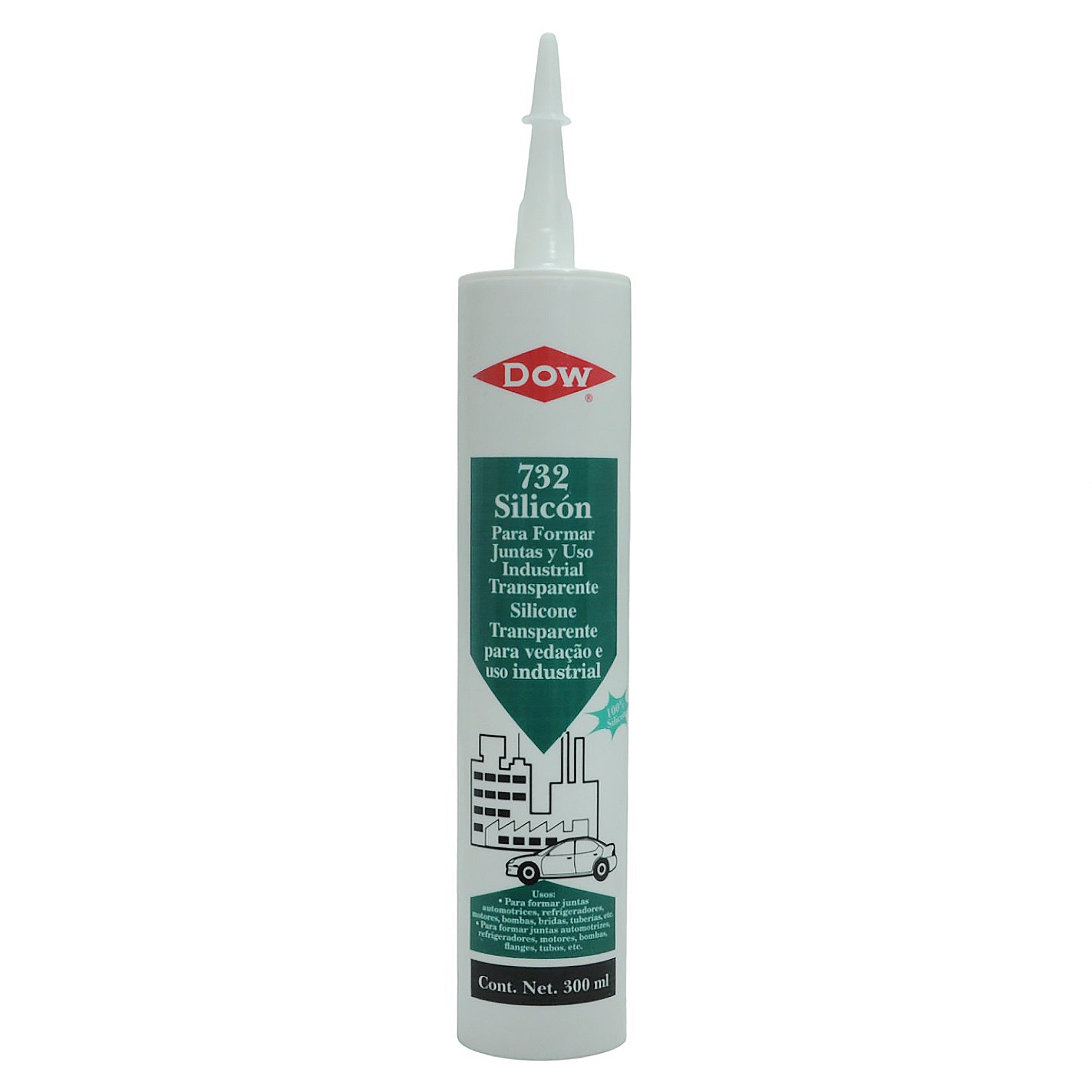 SILICON DOW 732 CLARO (TRANSPARENTE) 060