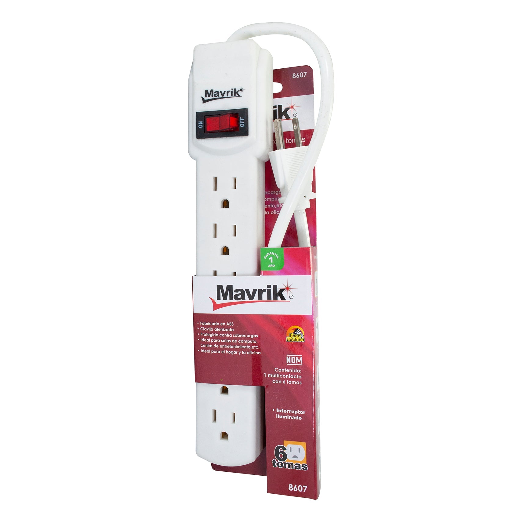 Multicontacto Mavrik 6 tomas - La nueva eléctrica