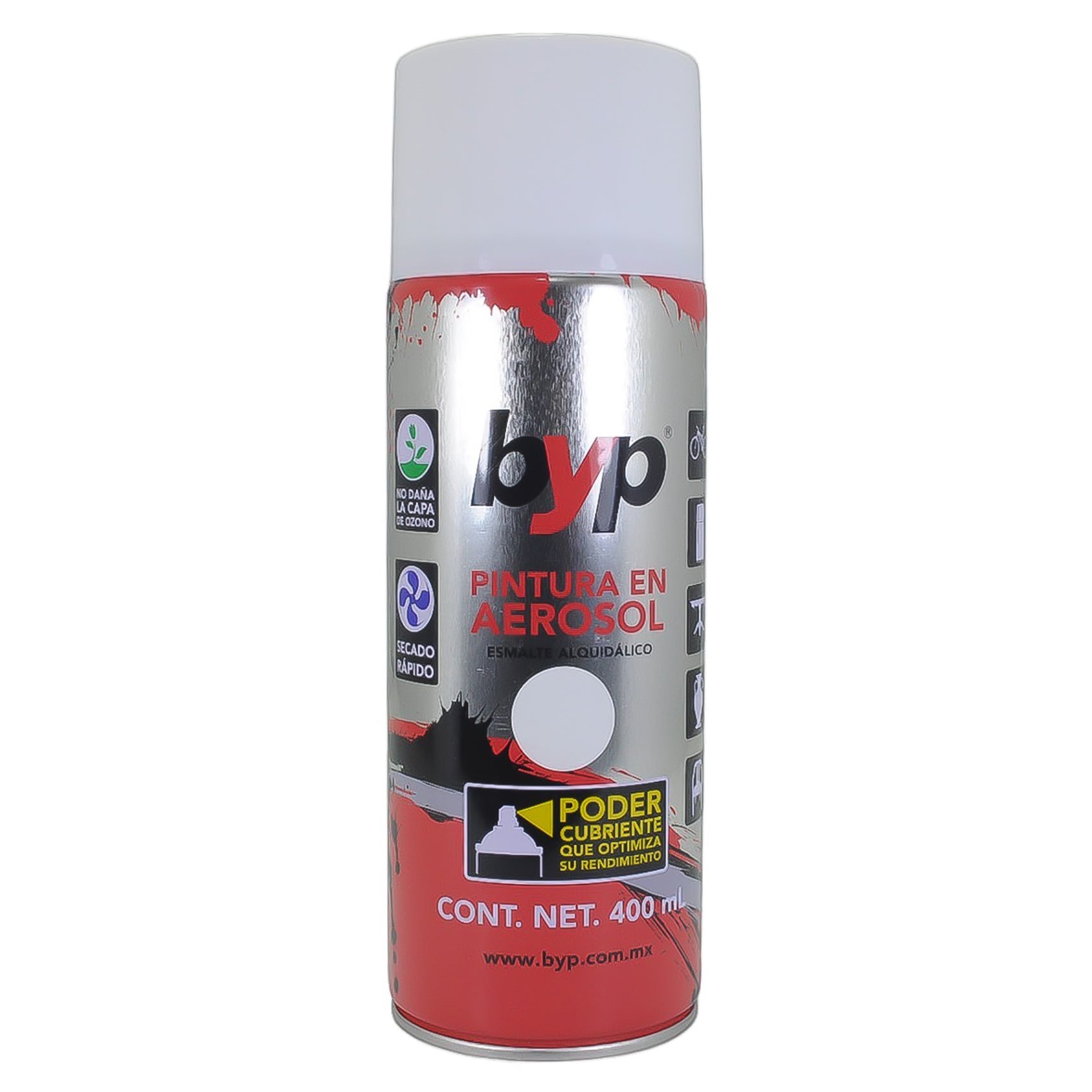 Aerosol BYP blanco brillante - La nueva eléctrica
