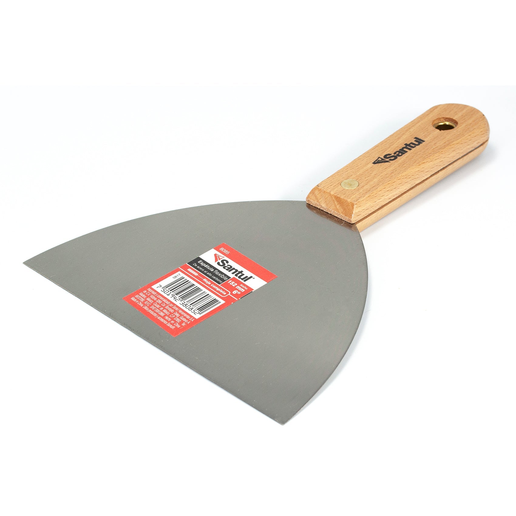 Espátula Santul flexible 6" mango de madera - La nueva eléctrica