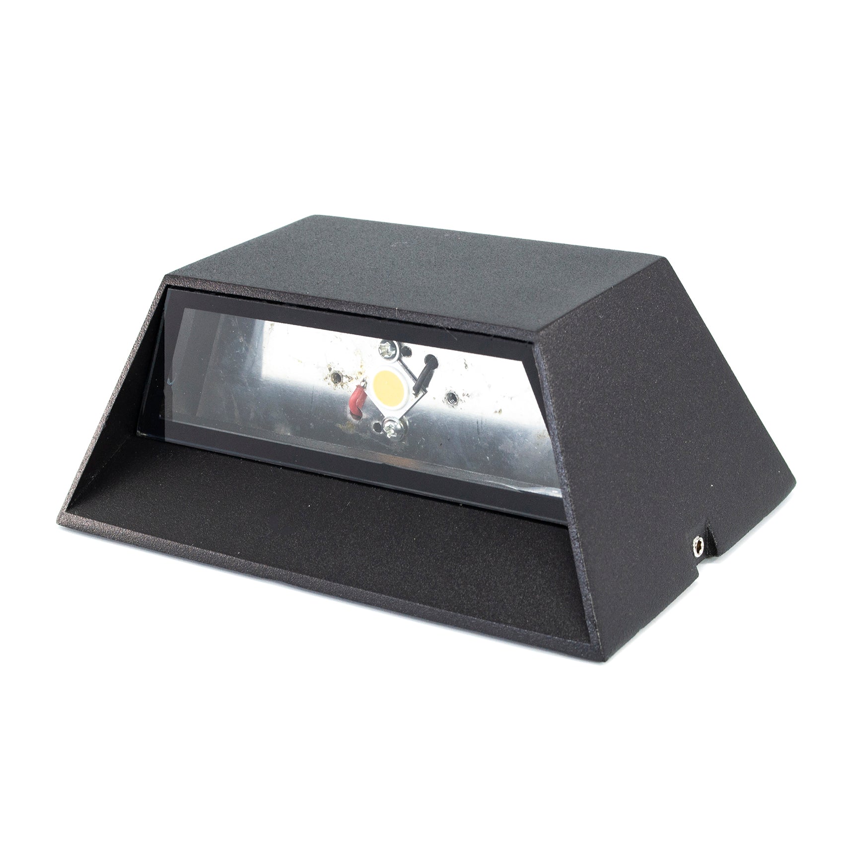 Arbotante Tishman LED aluminio negro 6W 3000K 1 luz - La nueva eléctri