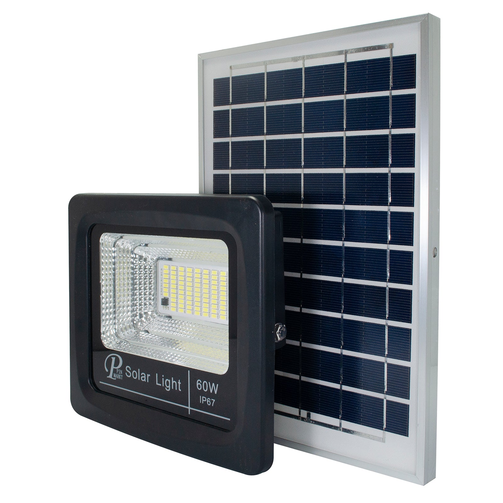 Reflector Pinmarkt LED 60W solar - La nueva eléctrica