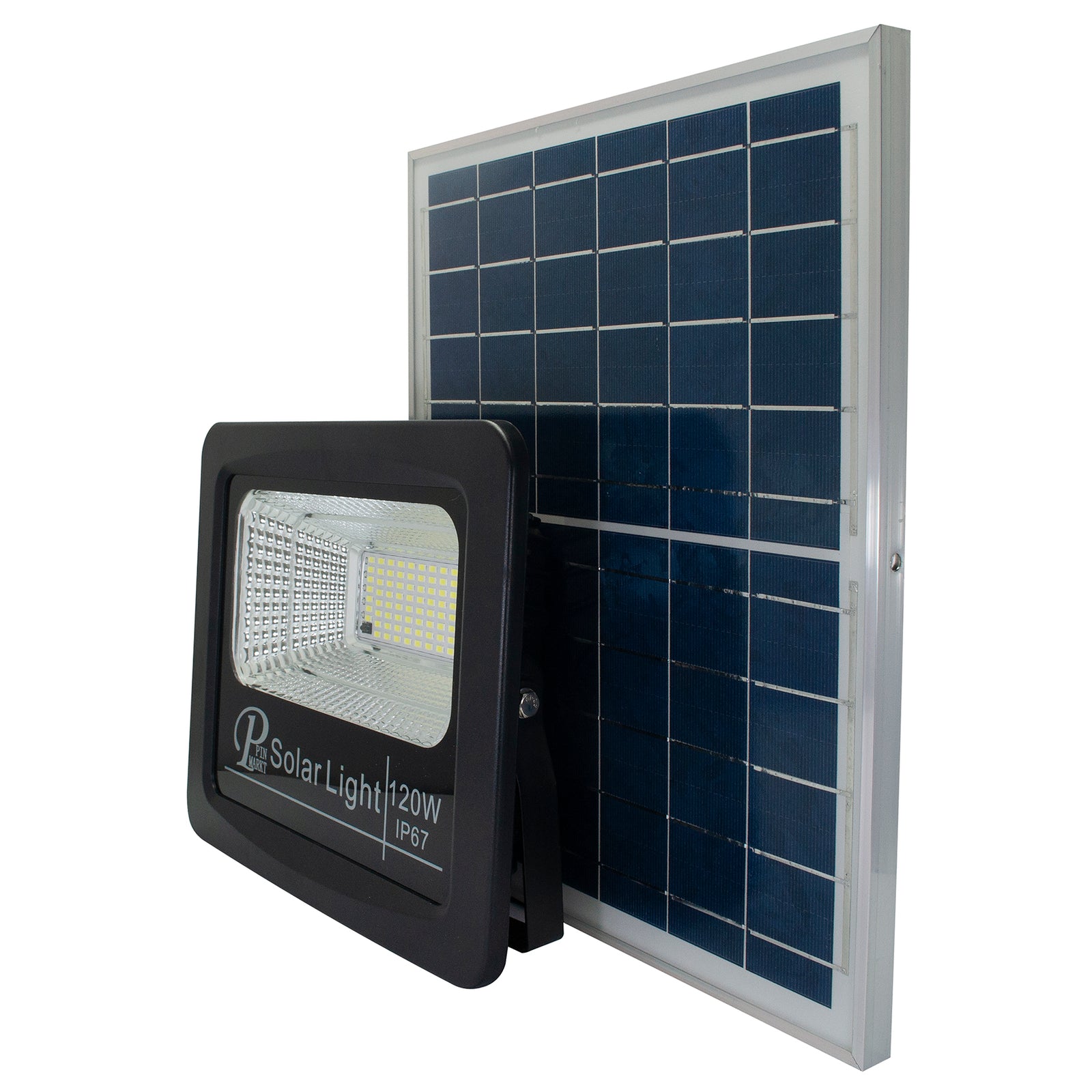 Reflector Pinmarkt LED 120W solar - La nueva eléctrica