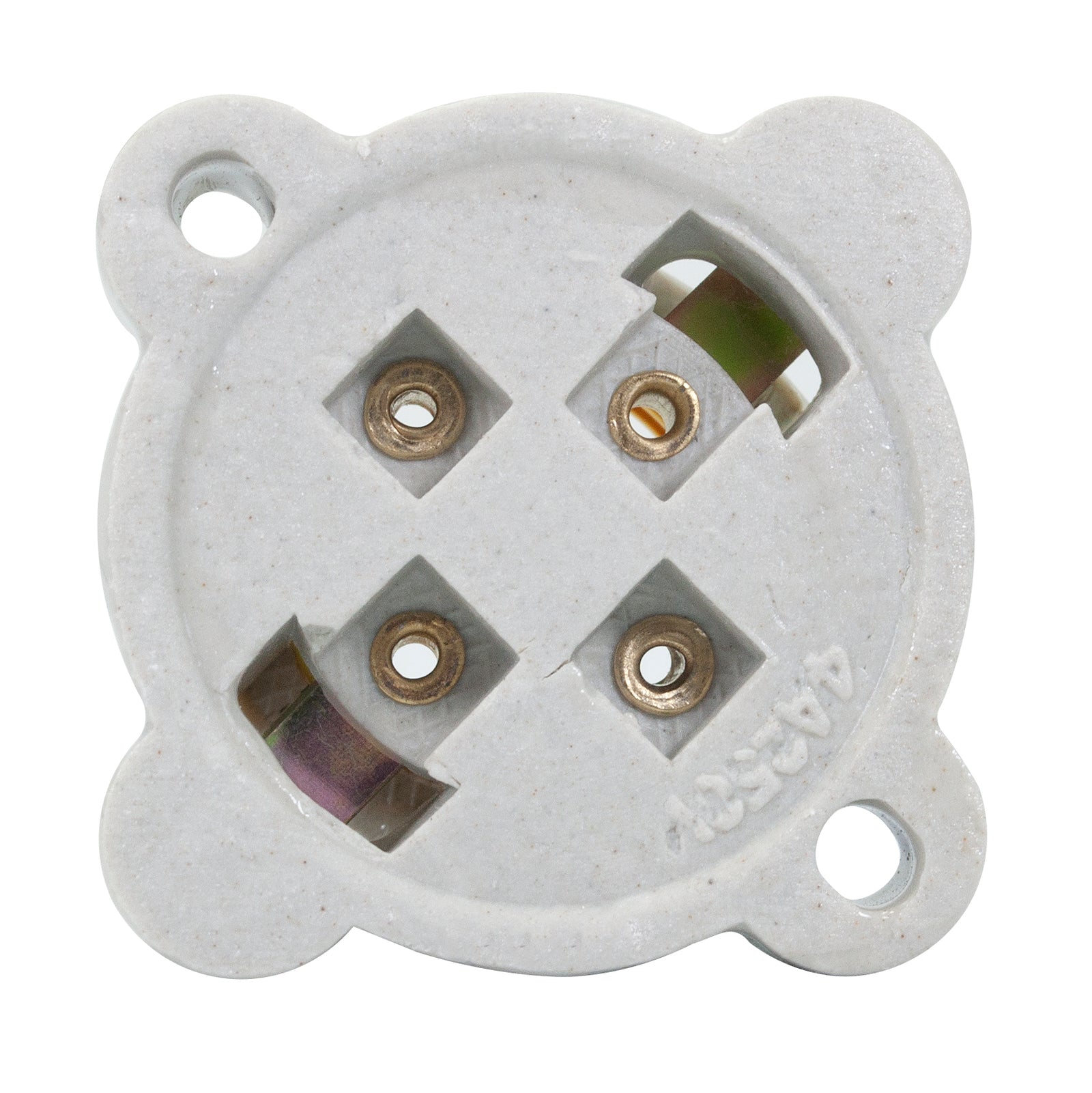 Soquet Adir porcelana cuadrado - La nueva eléctrica