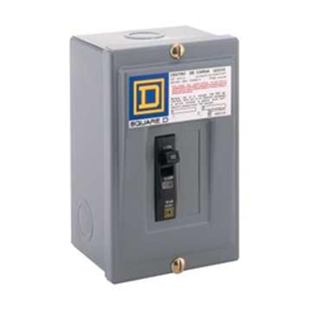 Centro de carga Square D 2 pastillas sobrepuestas - La nueva eléctrica