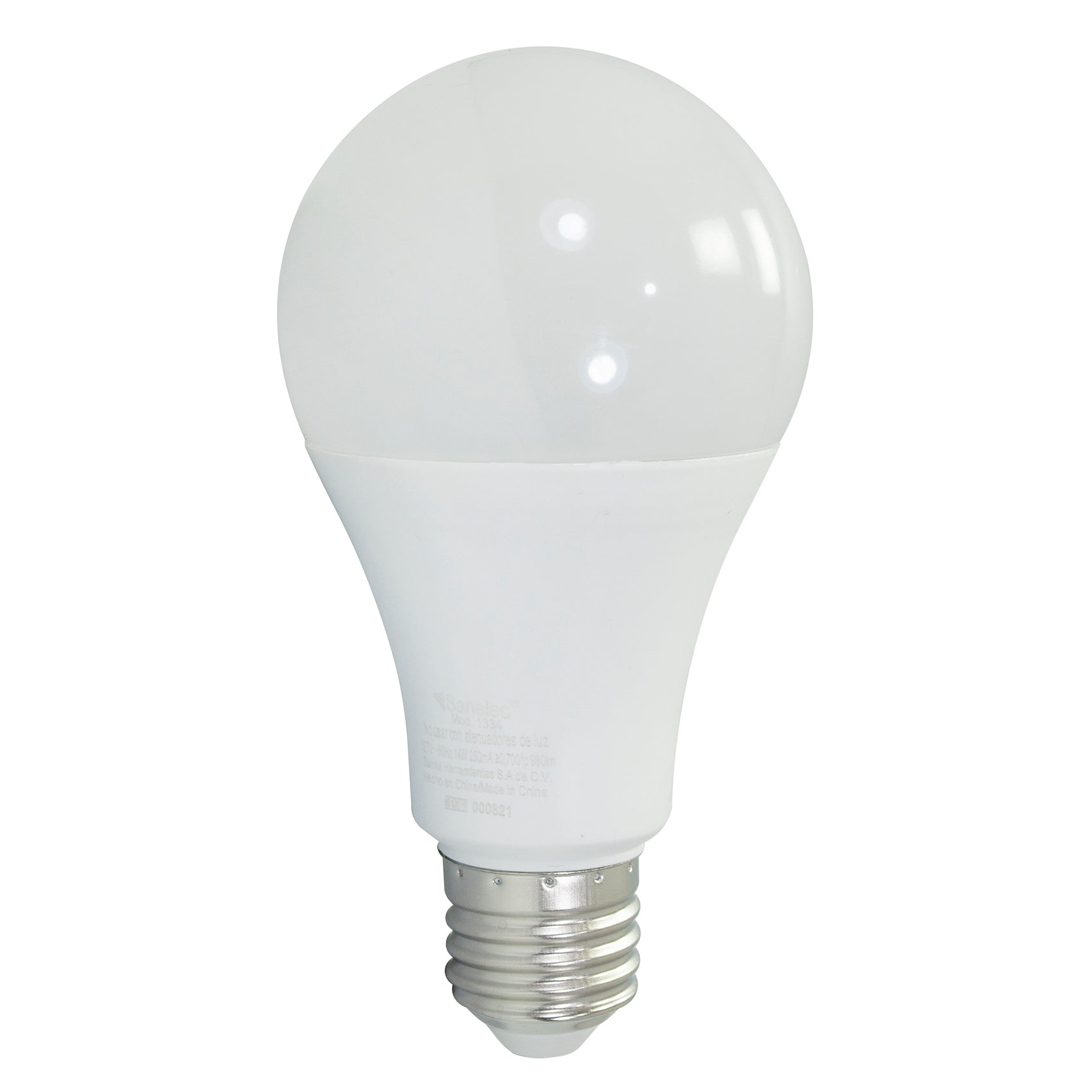 Foco Sanelec bulbo LED 14W 100-240V 6500K - La nueva eléctrica